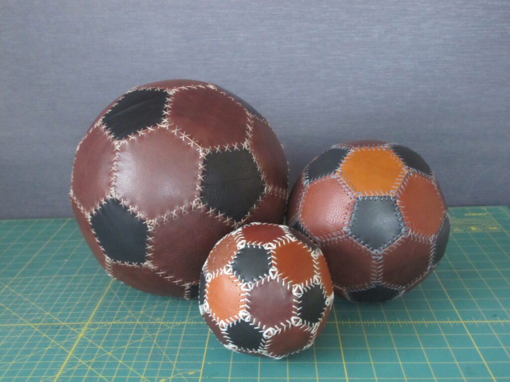 Downloadable Leather Scrap Ball Pattern - Artisan Hideaway