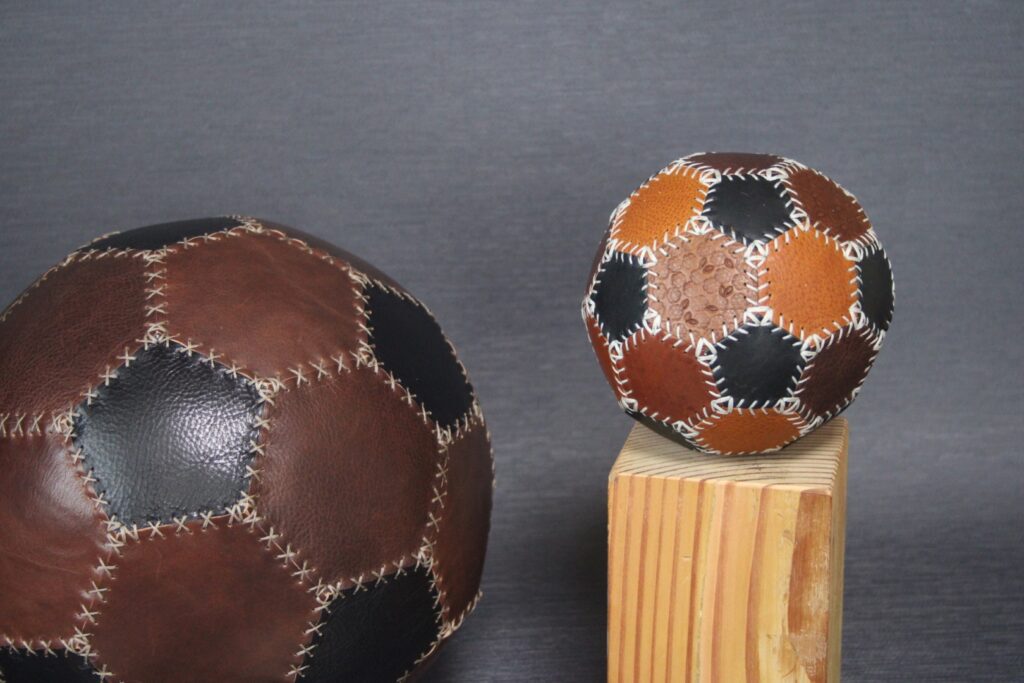 Downloadable Leather Scrap Ball Pattern - Artisan Hideaway